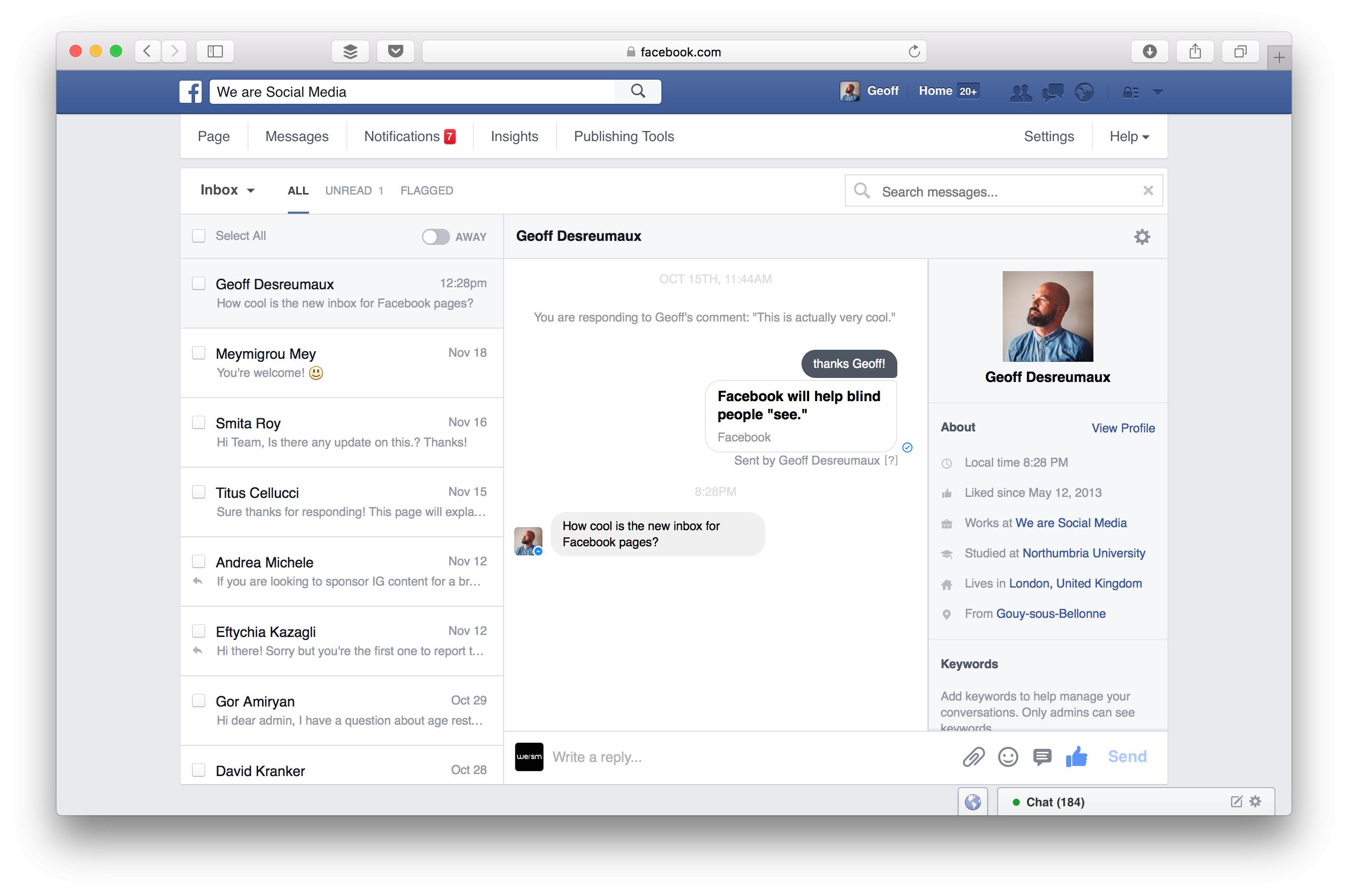 The Inbox For Facebook Pages Is Now A CRM Powerhouse