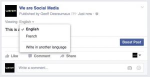 You Can Now Create Posts In Multiple Languages On Facebook
