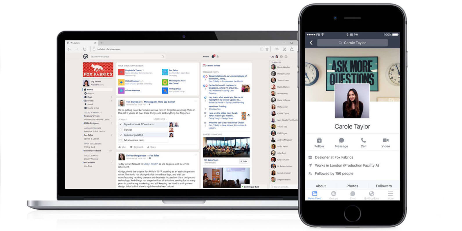 Facebook Workplace Is The New Social Networking Service For Enterprises