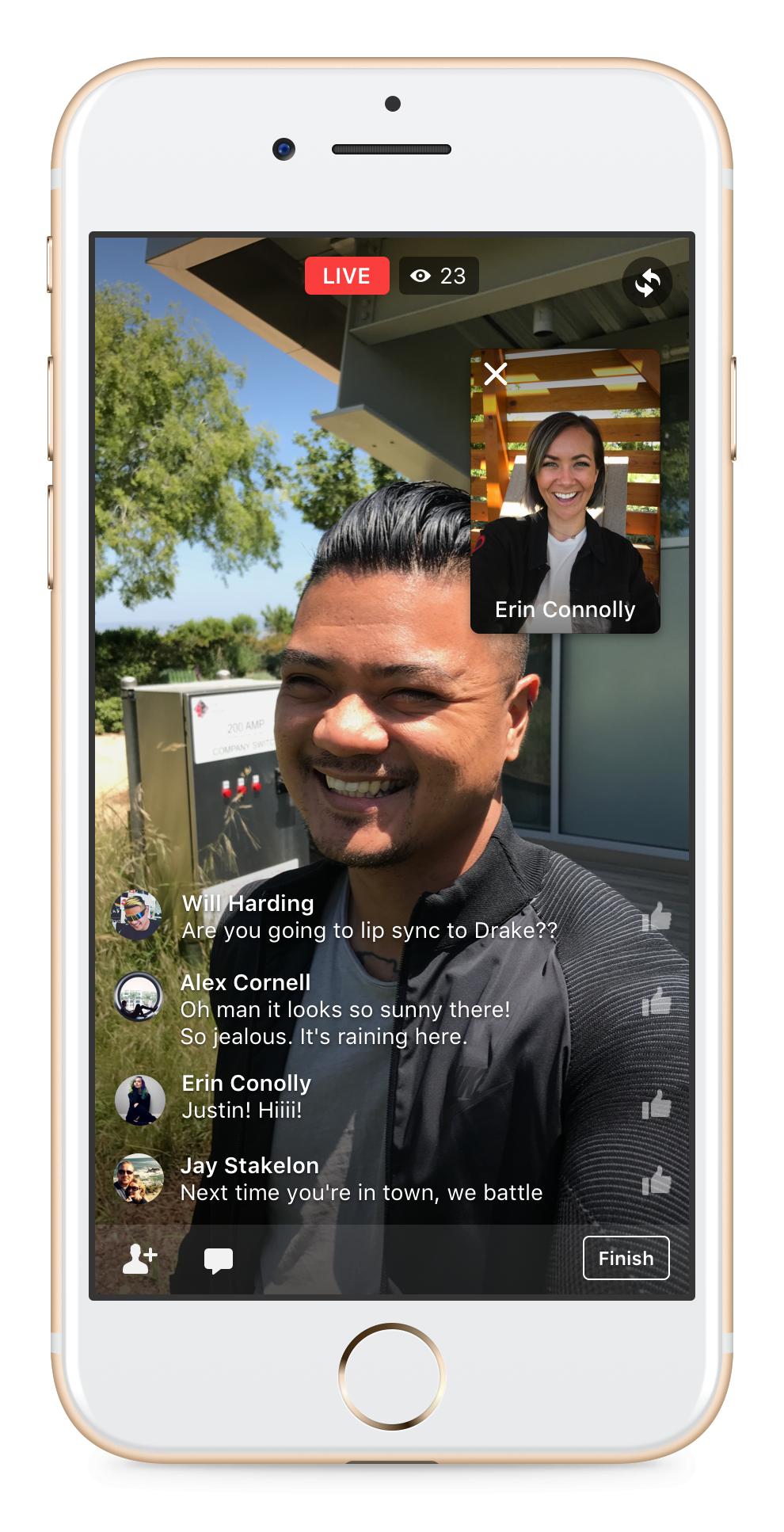 You Can Now Stream With A Friend On Facebook Live