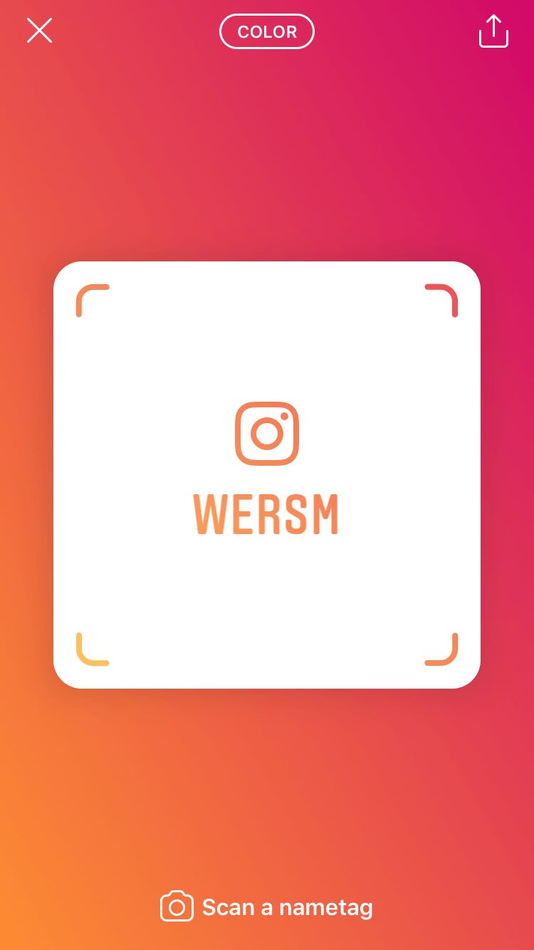 How To Customize Your Instagram Nametag