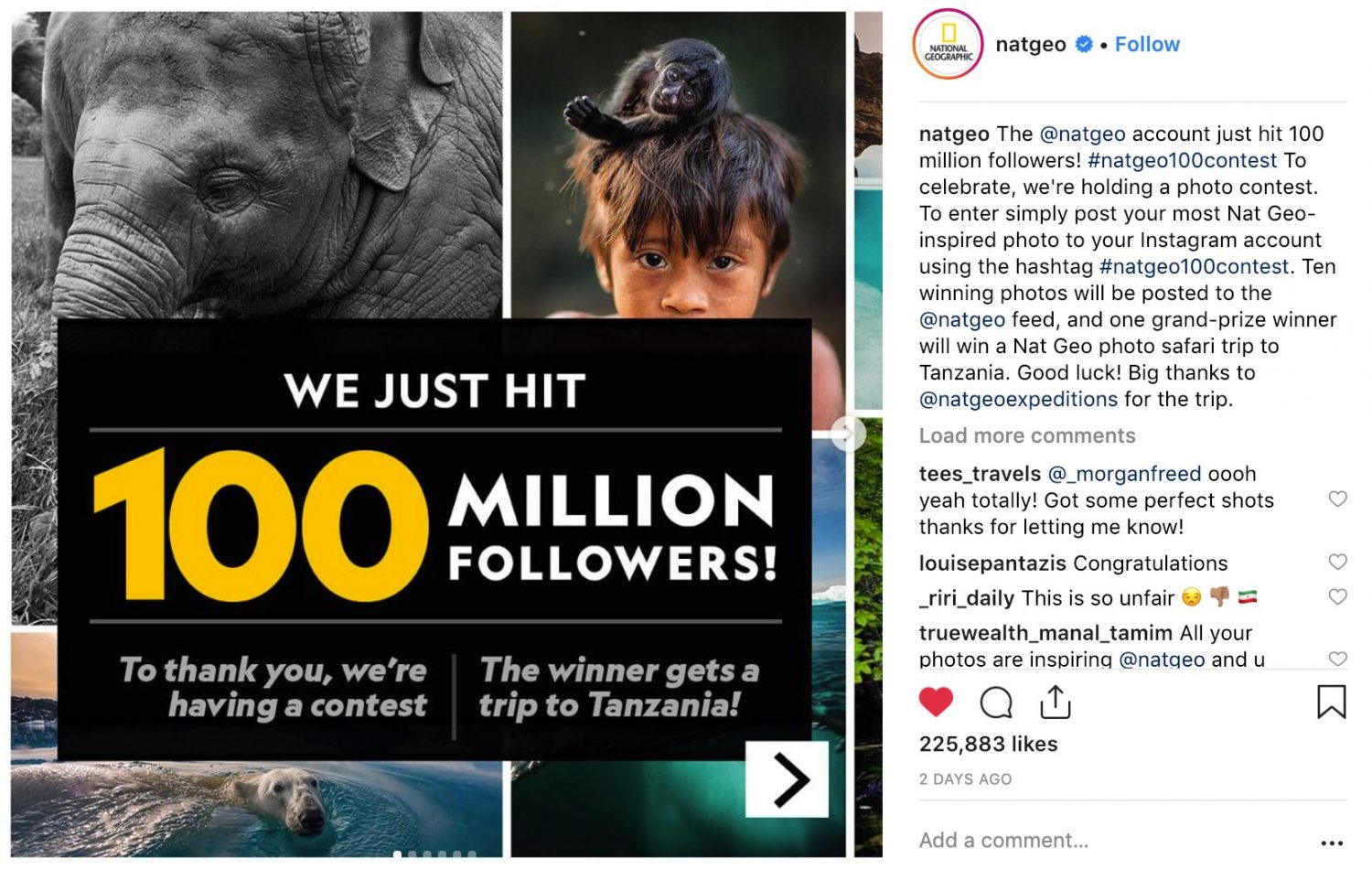 NatGeo Breaks Instagram Record And Hearts