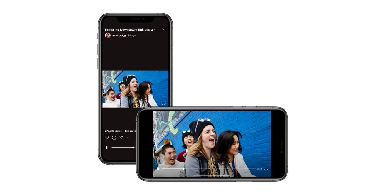 Instagram Introduces A Landscape Mode For IGTV
