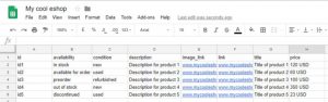 How To Create And Manage Your Facebook Product Feed With Google Sheets