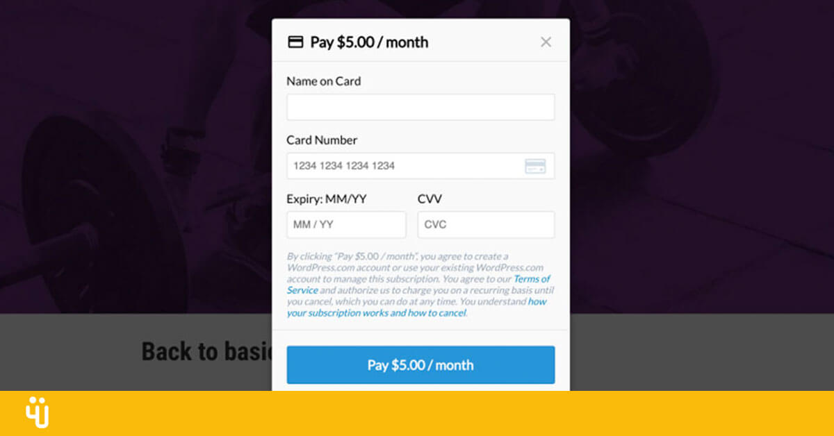 Sites Can Now Accept Recurring Payments