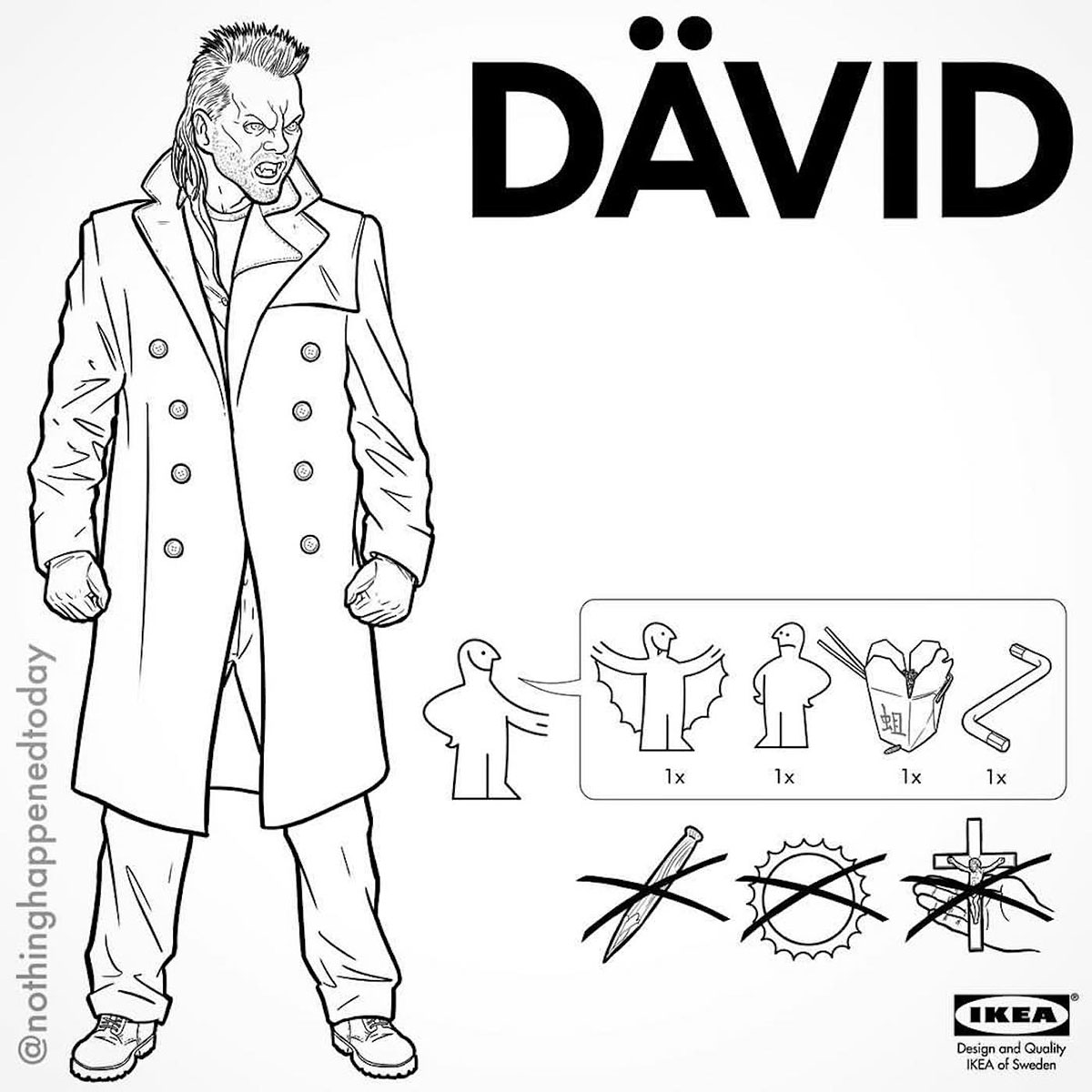 IKEA Instructions To Assemble Your Favorite Horror Characters