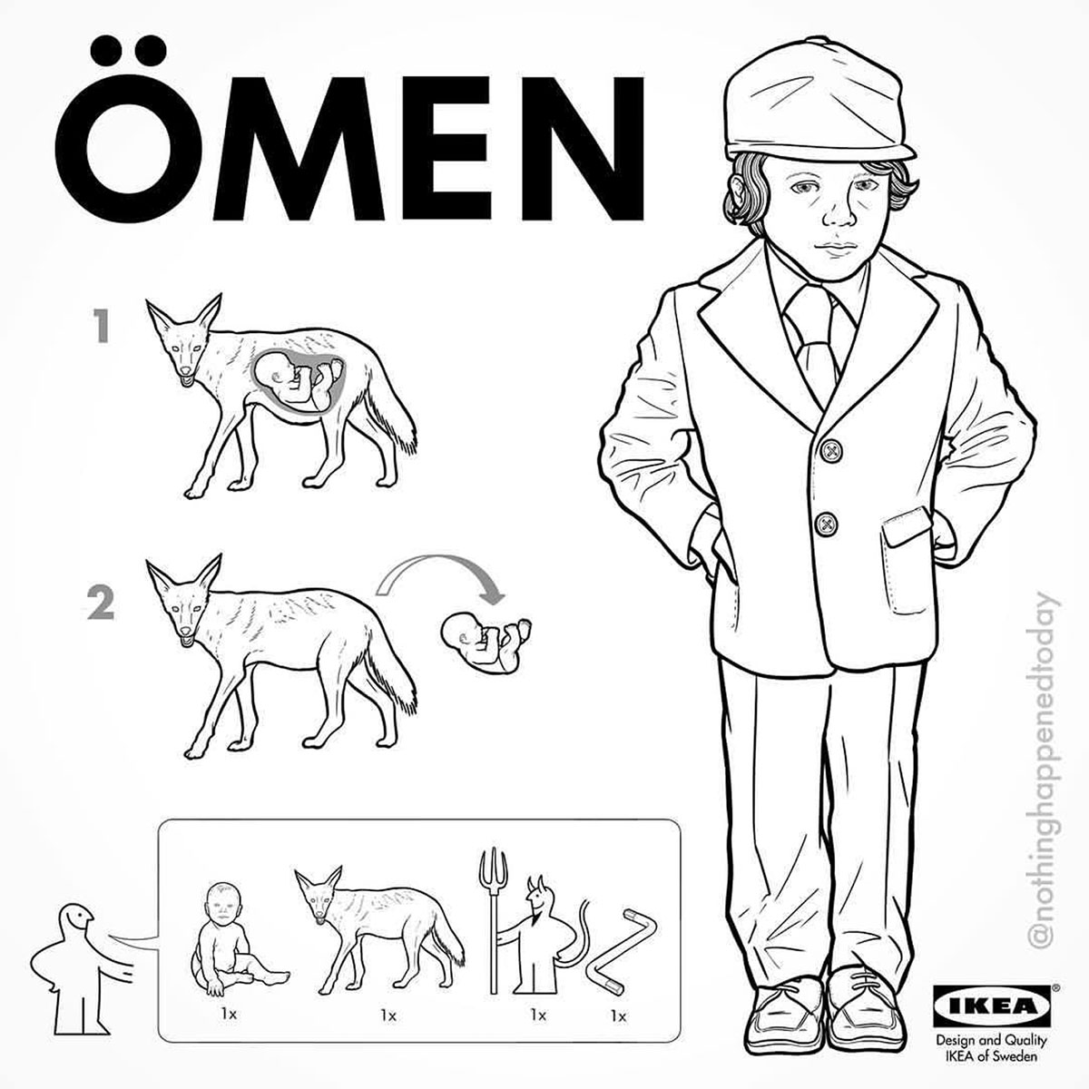 IKEA Instructions To Assemble Your Favorite Horror Characters