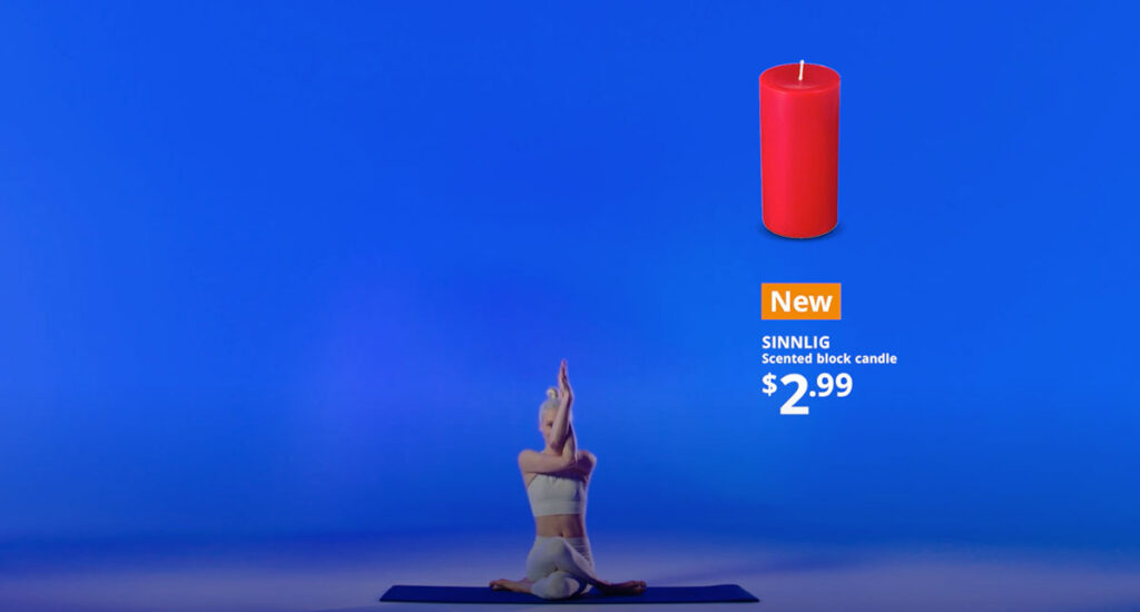 IKEA Recreates Yoga Poses To Promote Its Products