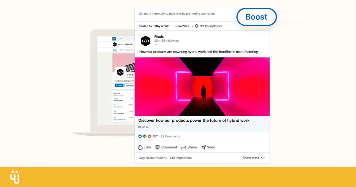 LinkedIn Rolls Out Organic Post Boosting And Event Ads