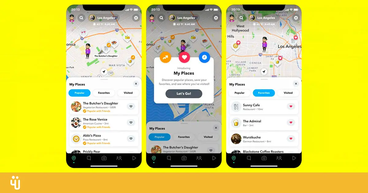 Snapchat Announces The Arrival Of My Places On Snap Map