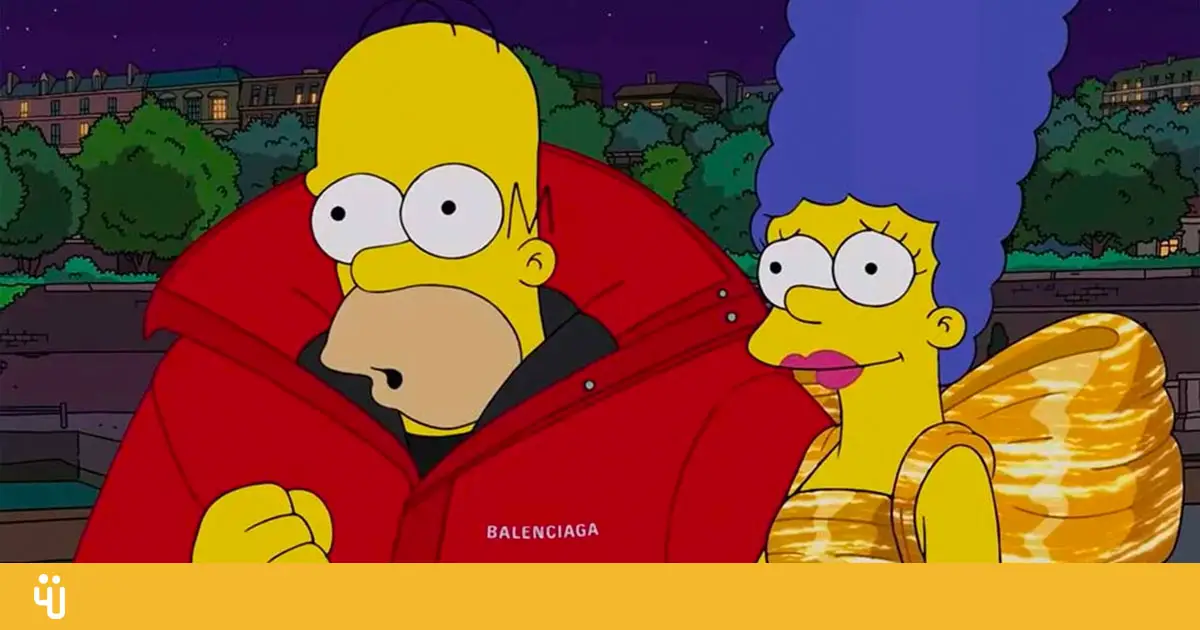 Balenciaga Premiers Its Spring Collection In An Episode Of The Simpsons