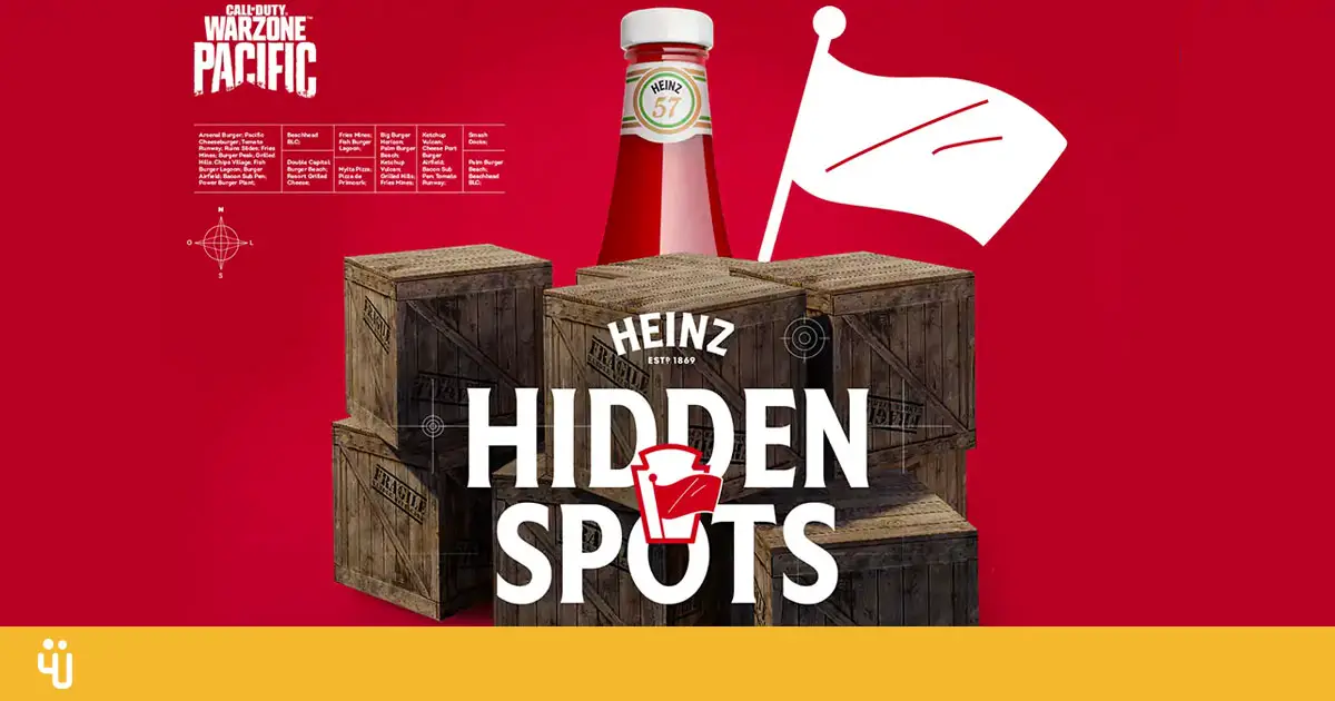 Heinz Provides Call Of Duty Players With Hidden Spots For Safe Snacking