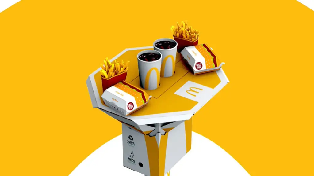McDonald's TableBag: The Take-Out Box That Transforms Into A Table