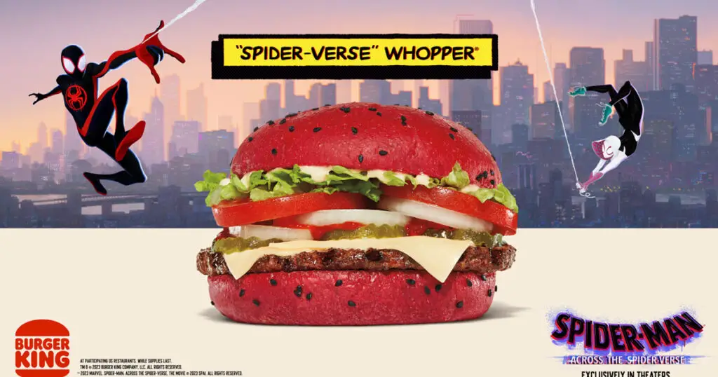 This Burger King Spider-Verse Whopper Is WILD